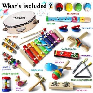 Toys | Toddler Musical Instrumentswooden Percussion Instruments Toy For ...